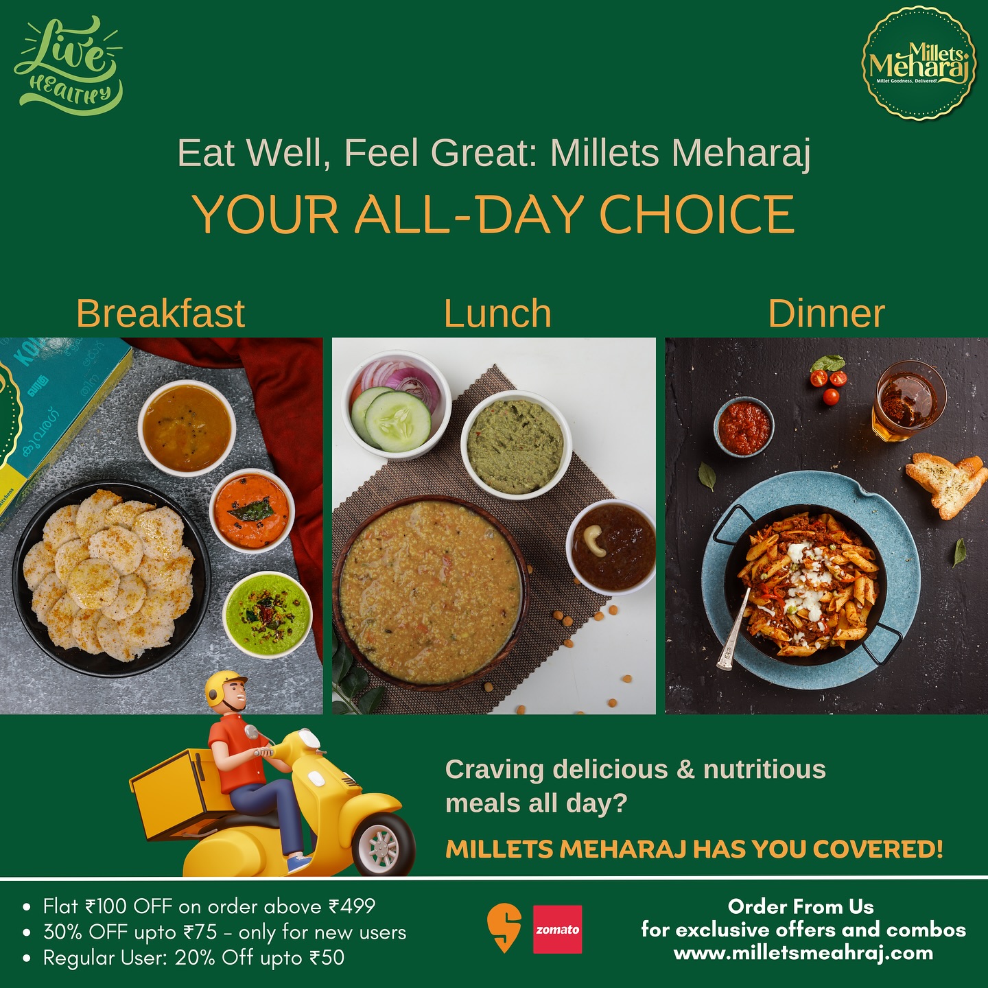 Millets Meharaj – A Curated Cuisine Based on Millets